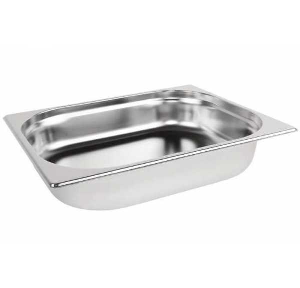 Bacs gastro GN 1/2 inox 18/0 - Profondeur 65 mm (4 L) | Matériel CHR