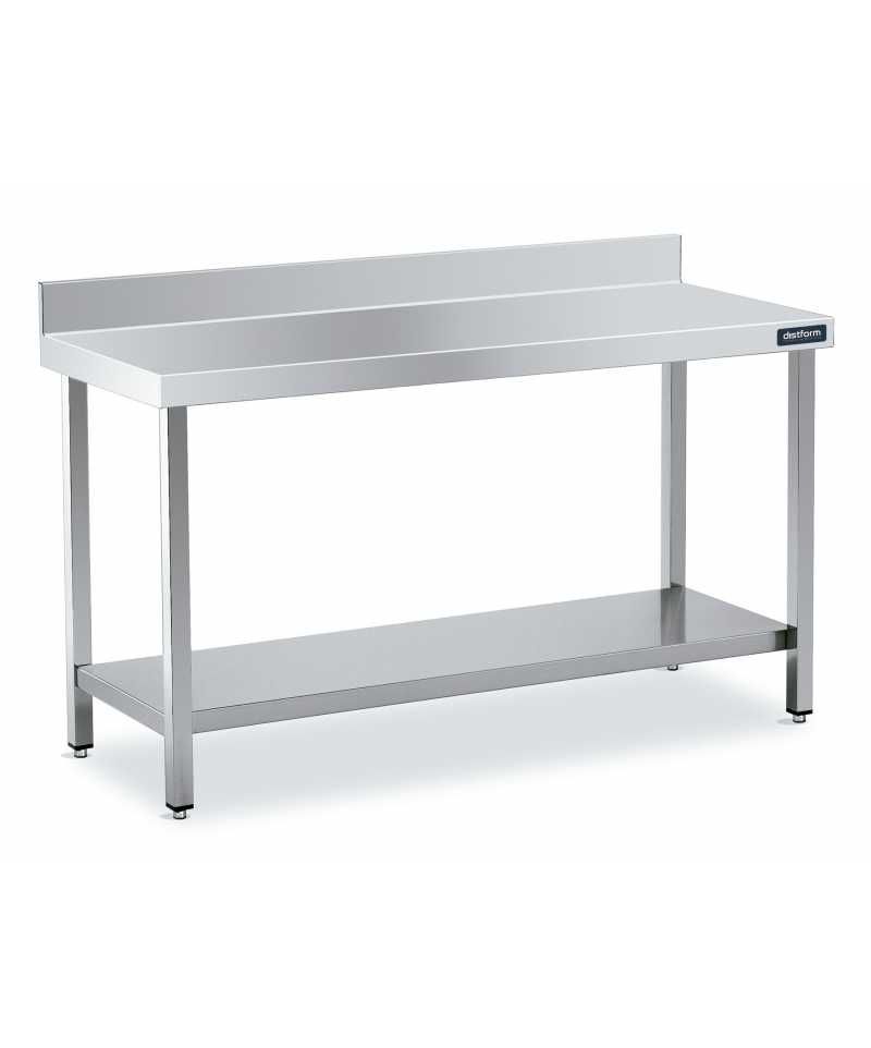 Table inox de travail 800 mm pour cuisine professionnelle