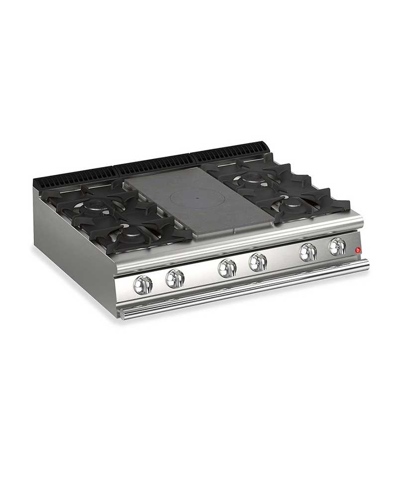 Achat plaque coup de feu gaz à poser - 70QTPMG121 - Baron | Negoce CHR