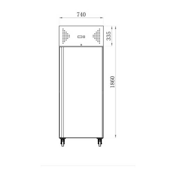 Armoire frigorifique positive AFI Collin Lucy 650 litres - AA7PP