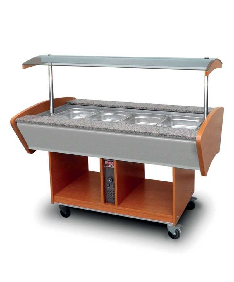 Buffet chauffant gastronorme | Vente buffet chauffant 4 x Gn 1/1 ...