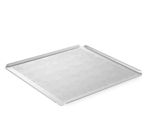 Plaque perforé 808313 : perforé avec quatre rebords, en aluminium